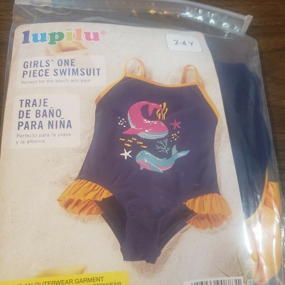 Lupilu | Swim | Lupilu Baby Girls One Piece Swimsuit Size 2 To 4y Nwt ...